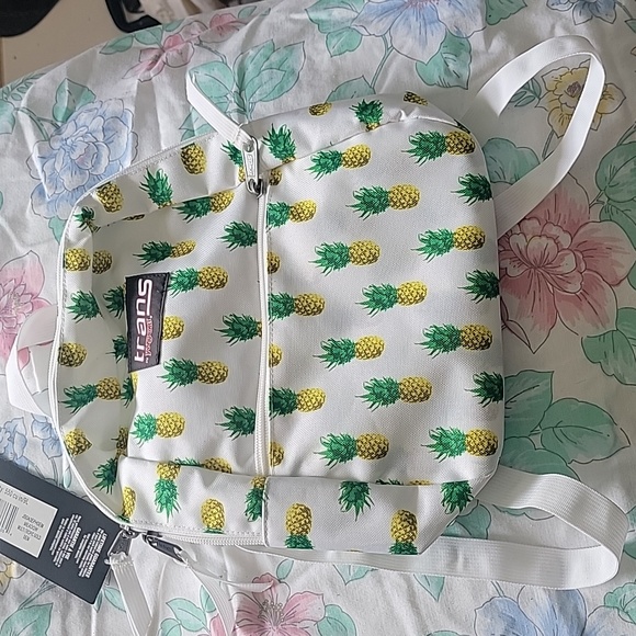 Jansport | Accessories | Nwt Trans Jansport Mini Backpack Pineapples With 2 Zippered Pouches ...